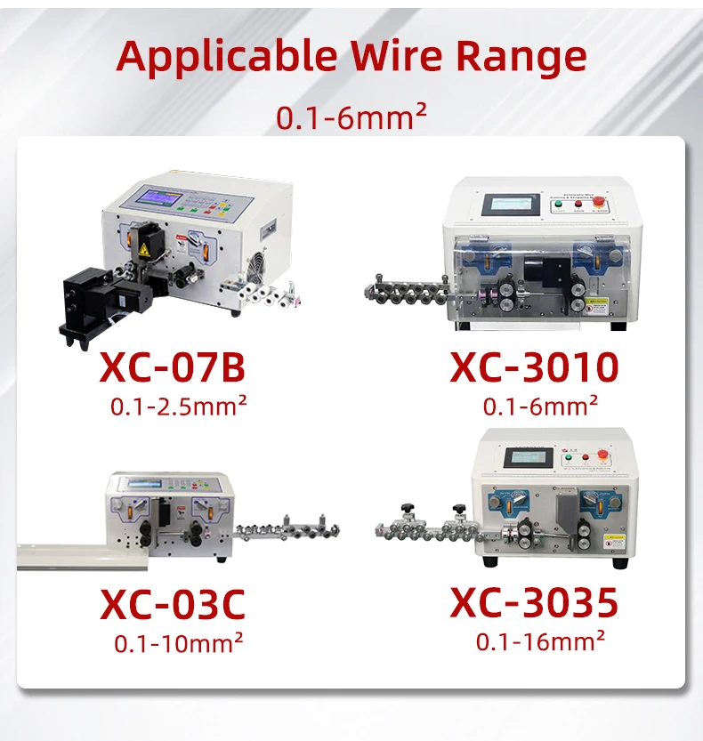 Xc-3050 Fully Automatic Electrical Multi-conductor Cable Cutting And ...
