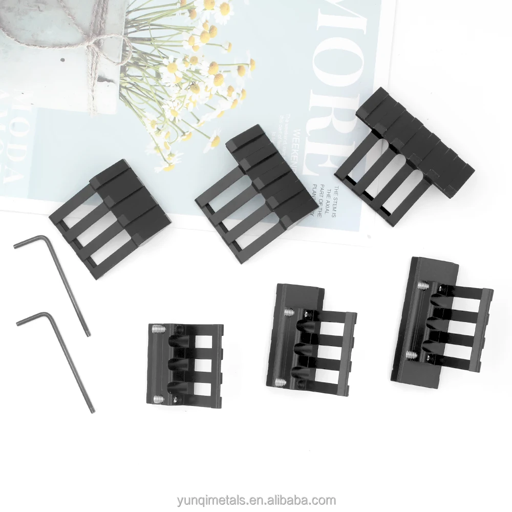 45 Degree Offset Mount 5 Slots Metal Guide Scope Mount Kit Push Button ...