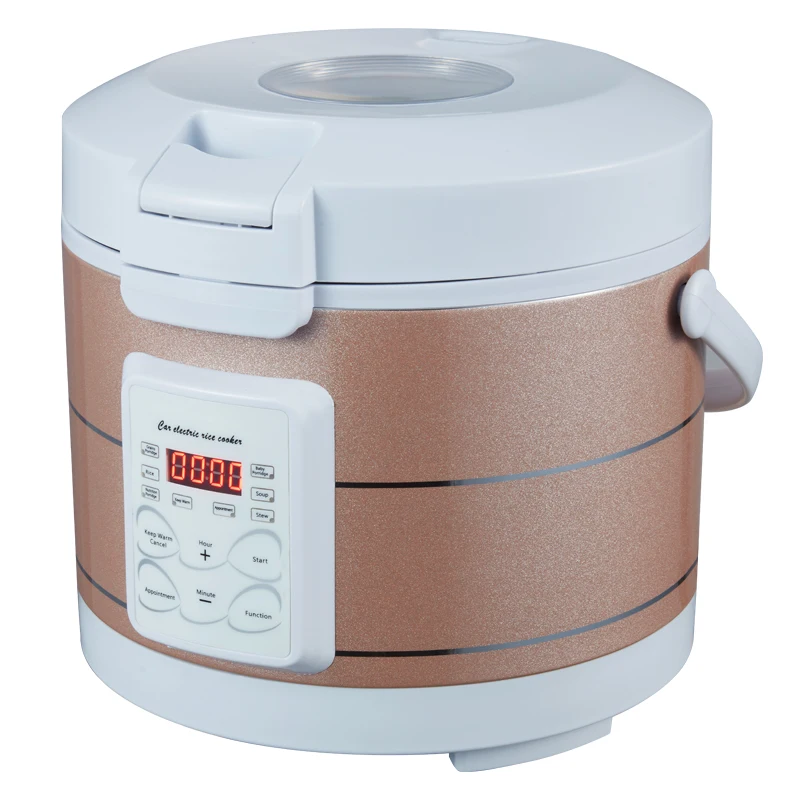 12V/24V Mini Rice Cooker 3L - Portable Travel Companion