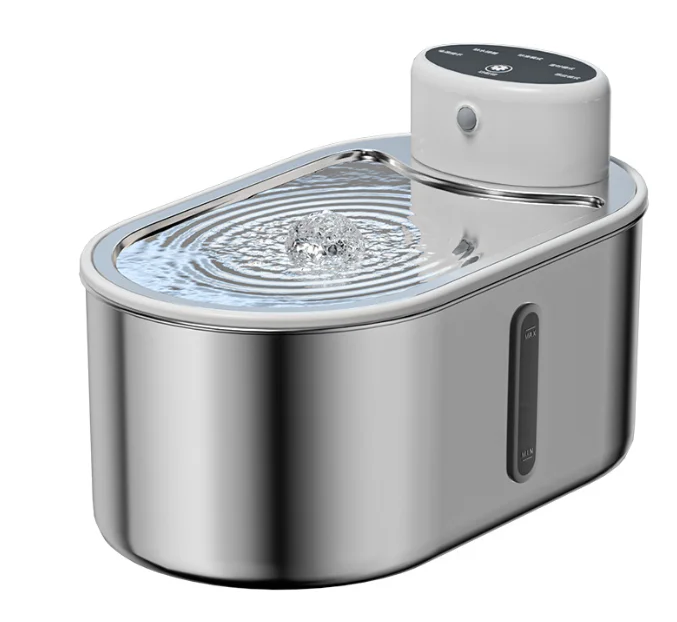 Full Body Stainless Steel Fully Automatic Pet Water Dispenser Fountain ...