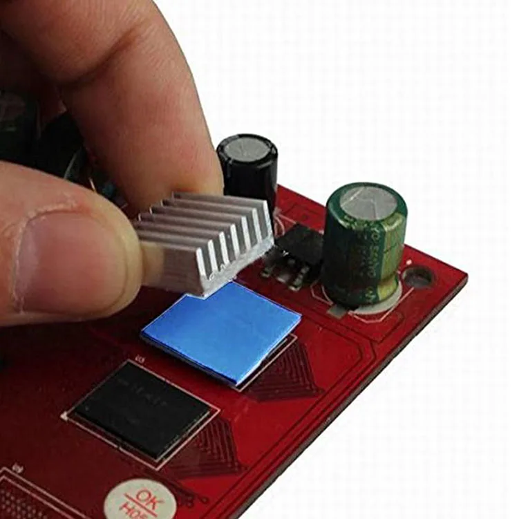 Cpu High Thermal Conductivity Die Cut Silicon Thermal Pad For Computer ...