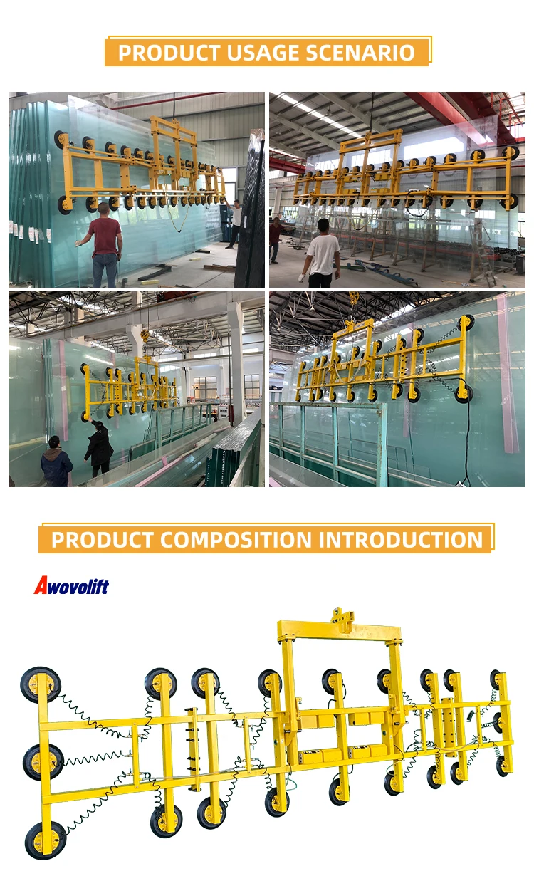 Awovolift Manual Flip Rotate Outlet-powered Glass Vacuum Lifter Glazing ...