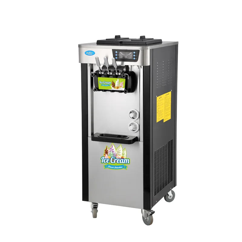 Yowon Commercial Vertical Ice Cream Machine 20l/h Snow Cone Machine ...