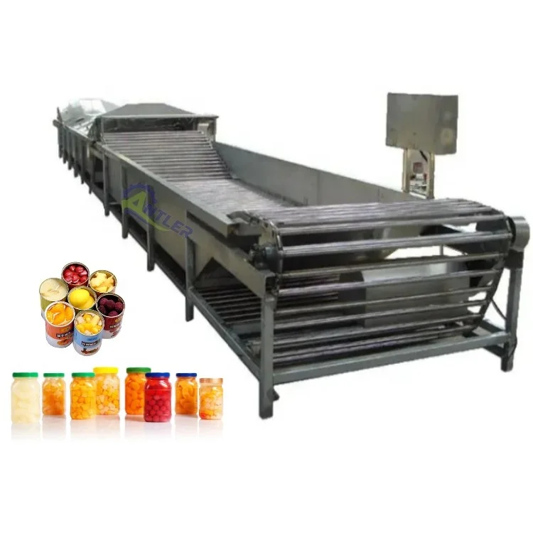 Continuous Spray Water Immersion Type Pasteurizer With Cooling Tunnel ...