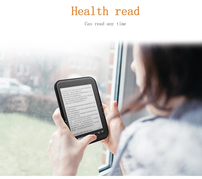 BK-6006 E Ink Screen E-Reader - 6inch Ebook Reader with Linux