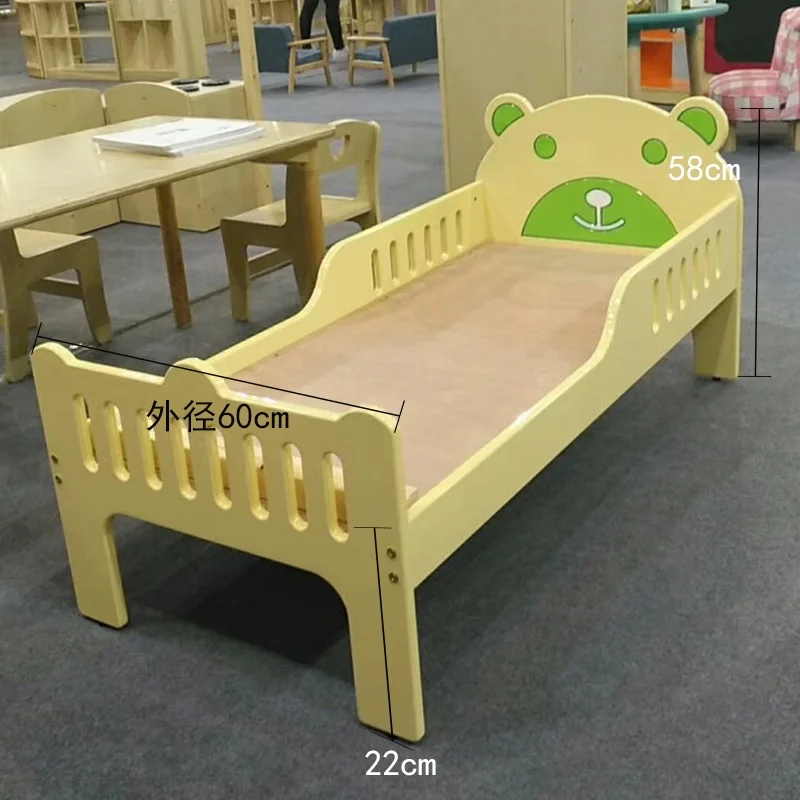 Kindergarten Bed Daycare Solid Wood Nap Bed for Preschool