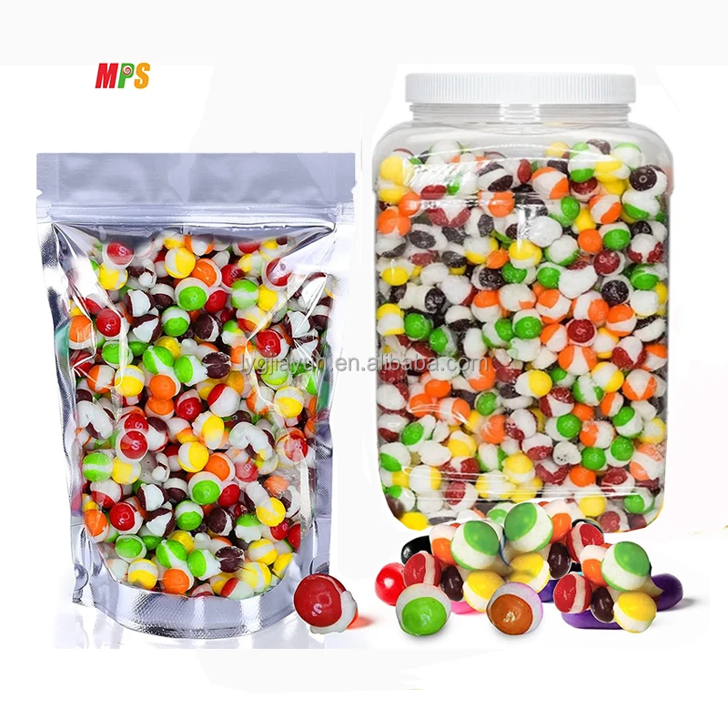 Customized Premium Crunchy Candy Food - Multicolour Fruit Flavors