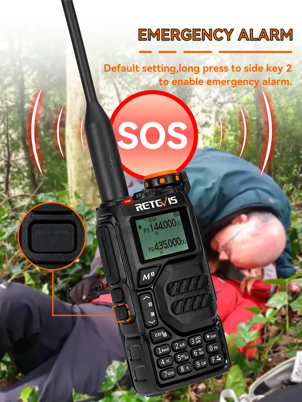 Retevis RA79 - Dual Band Type-C Charging Ham Radio Walkie Talkie
