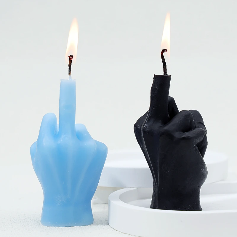 Middle Finger Candles,Creative And Interesting Home Decoration Crafts ...