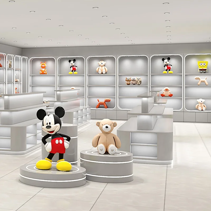 Modern Toy Shop Display Cabinet Interior Design Crystal Display Cabinet ...
