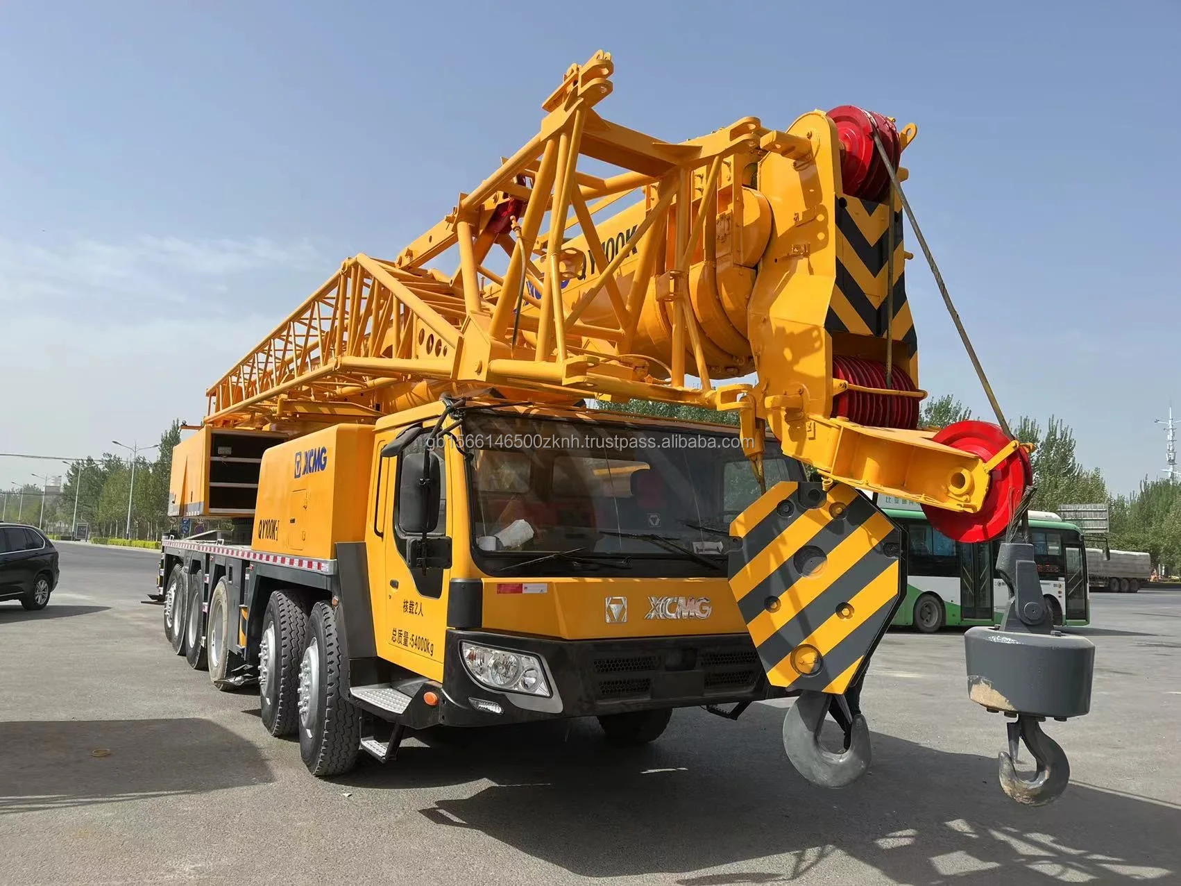 Chinese Crane 100 Tons Truck Crane Xcmg Qy100k-i Used Qy100k Mobile ...