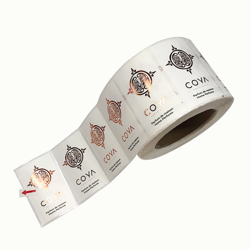 Custom Waterproof Roll Logo Luxury Packaging Bottle Gold Foil Labels ...