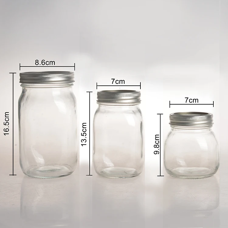 ZGS Glass Mason Jars - Durable & Versatile Storage Solutions