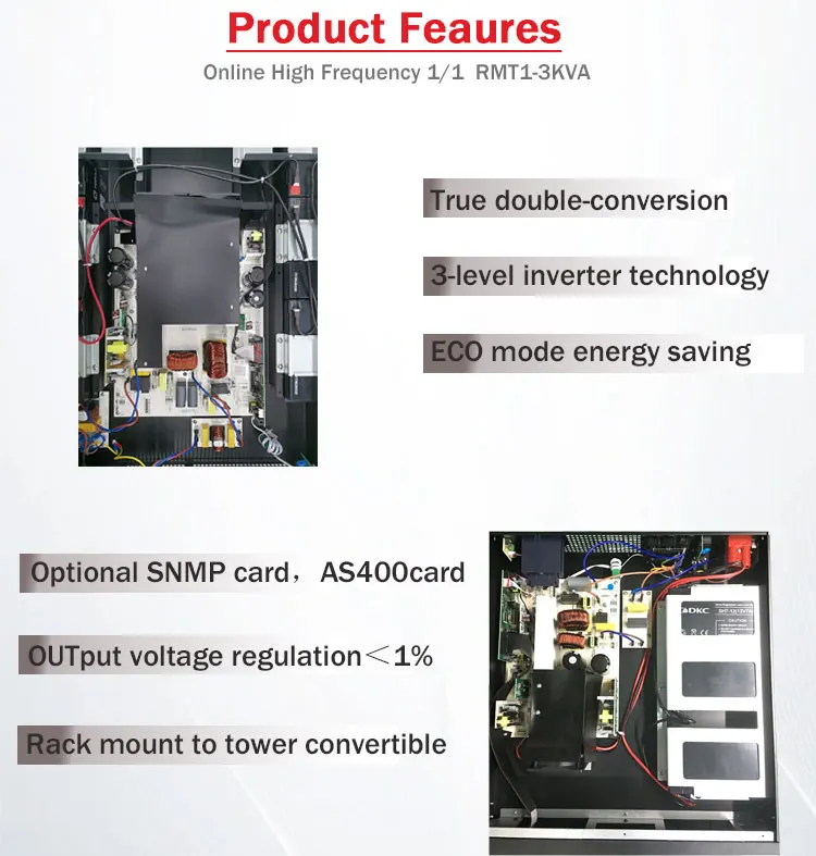 19 Inch Rack Mount Ups 220v Ture Sine Wave 1kva 2kva 3kva Ups - Buy ...