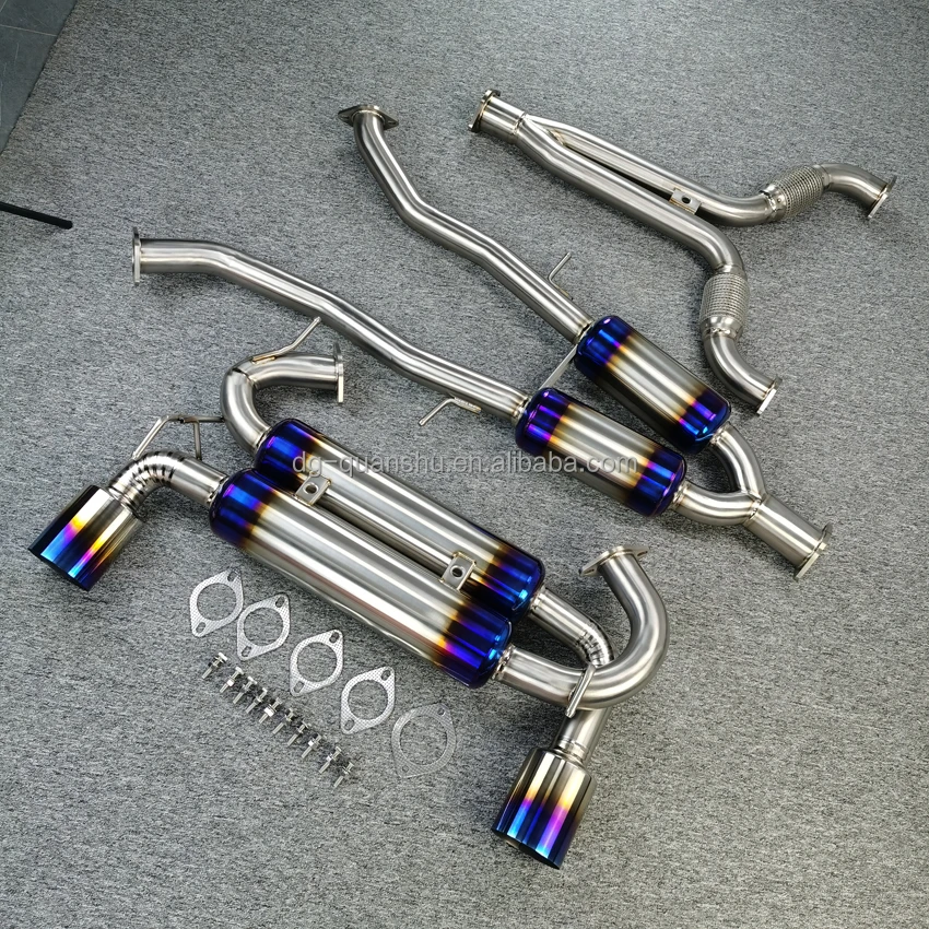 Exhaust Systems for Nissan 370Z Factory Supply Titanium Cat Back ...