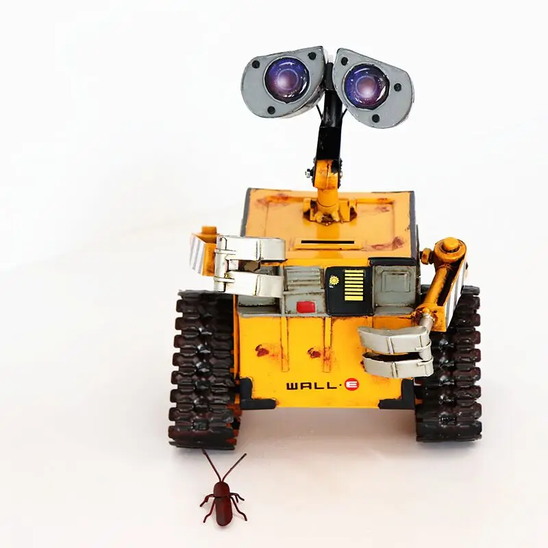 Retro Wrought Iron Model Wall E Robot Wali Decorative Ornaments ...