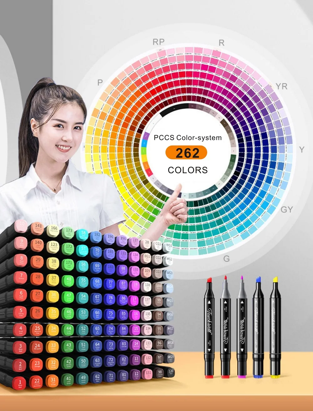 Dual Tip Art Markers OEM - Versatile Sketching Tools