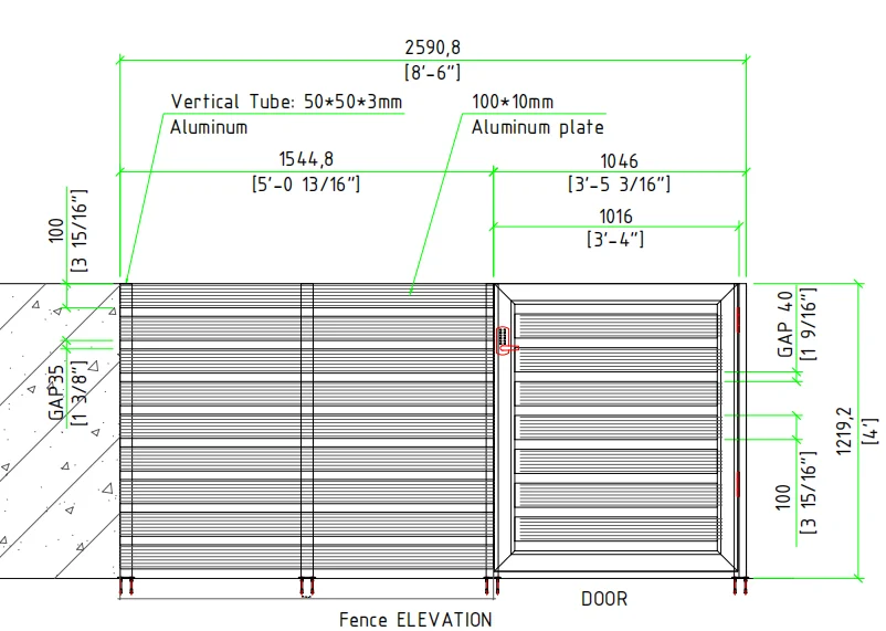 High Quality Aluminum Fence Posts - Durable & Stylish