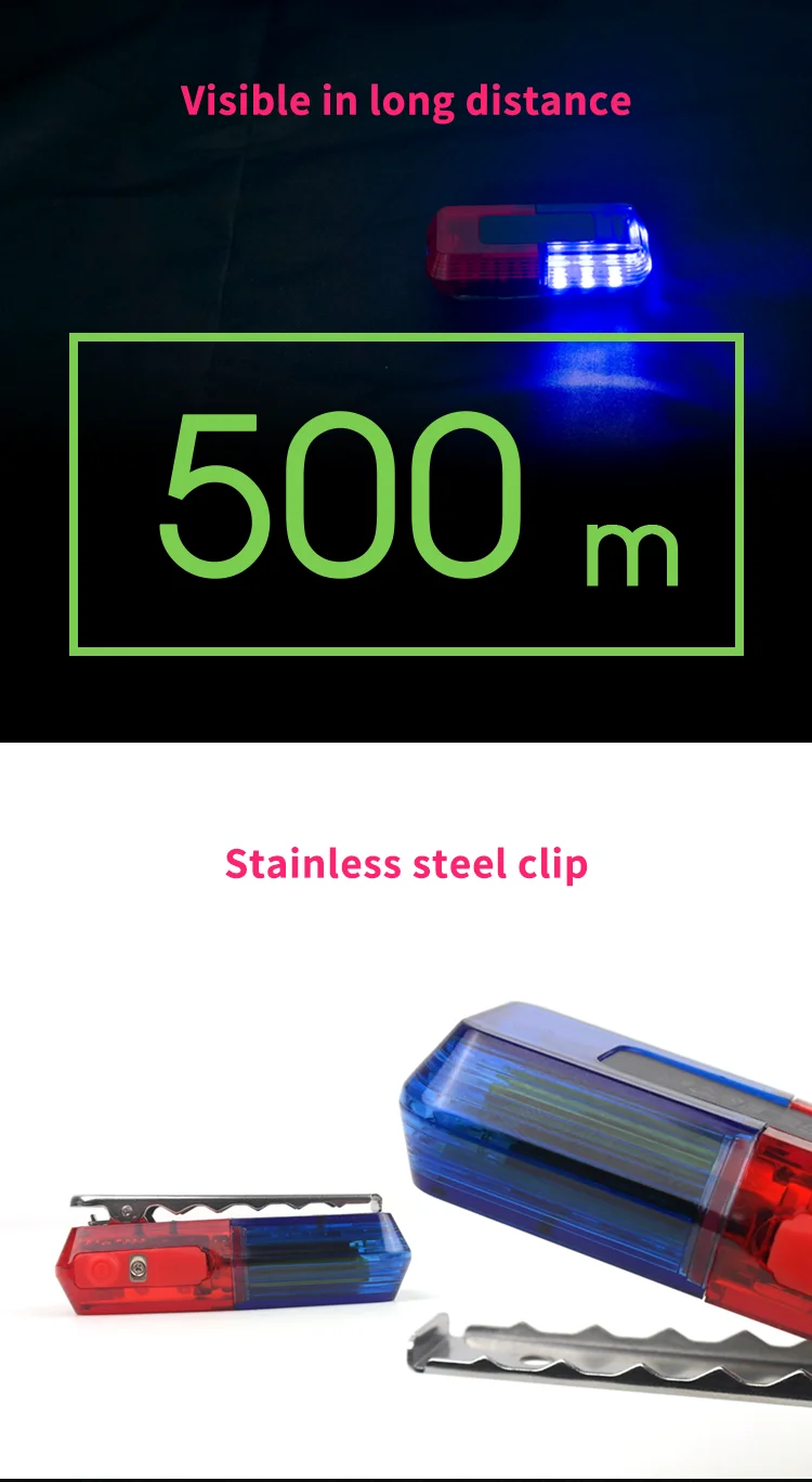 Portable Rechargeable Shoulder Lamp Outdoor Rescue Traffic Guidance ...
