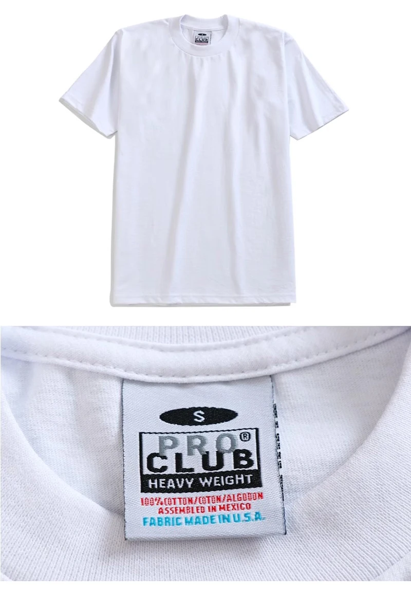Pc400 Custom Pro Club Heavy Weight Small Neckline Oversize Boxy Plain ...
