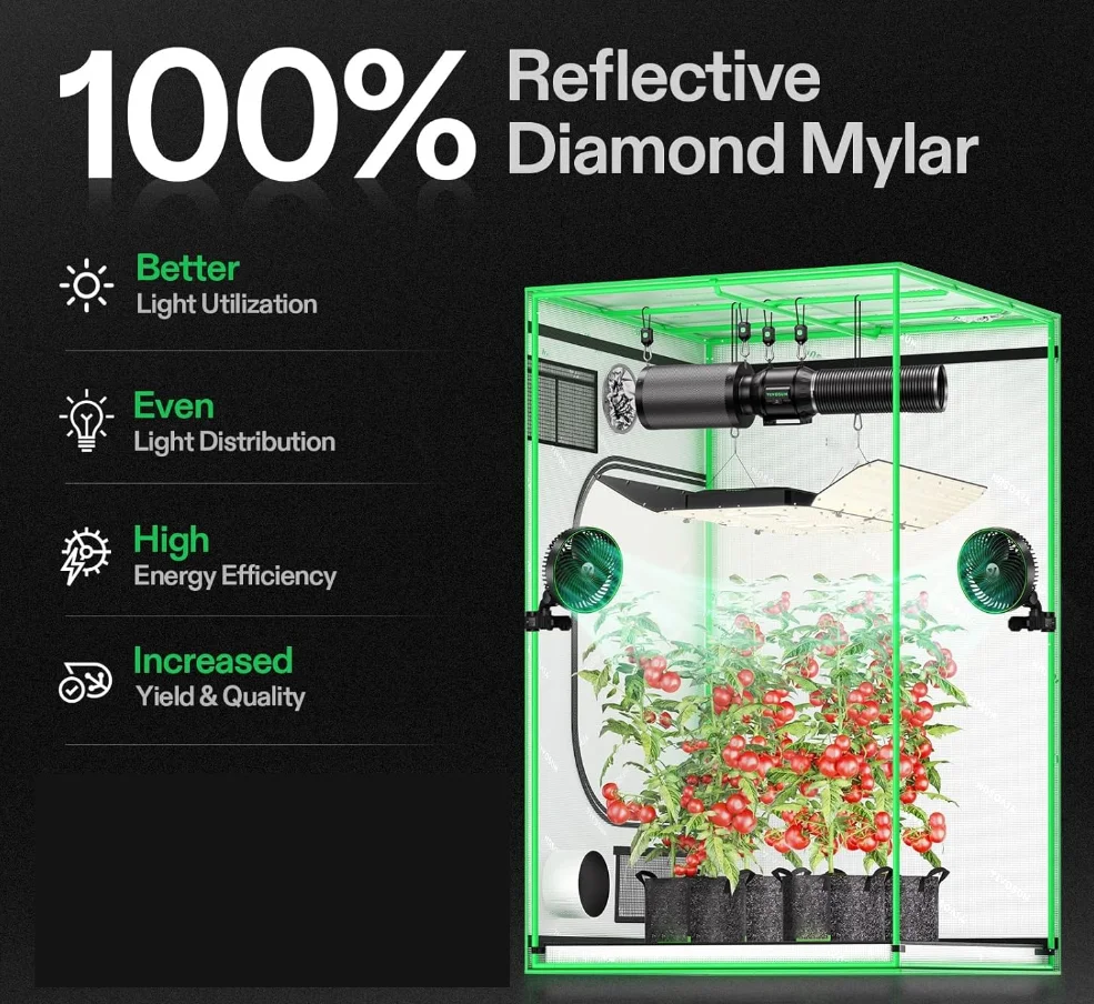 Waterproof Growbox Plant Root Smart Grow Tent Kits Complete Plant Root ...