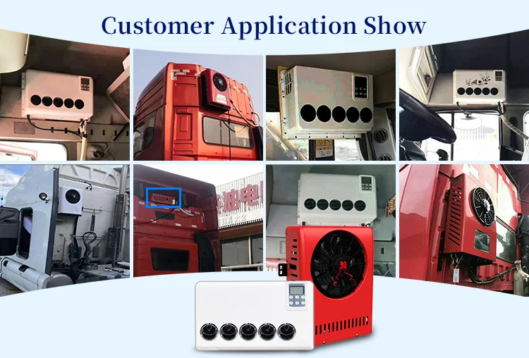 JUKOOL 12V/24V Electric Truck Air Conditioner - Efficient Cooling