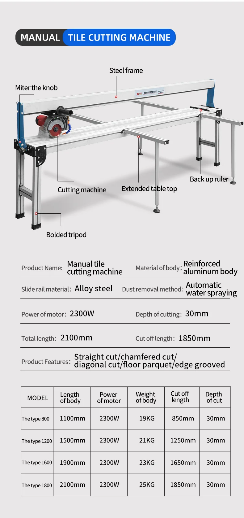 Cnc Water Spraying Tile Slab Cutter Machine Architectural Stone ...