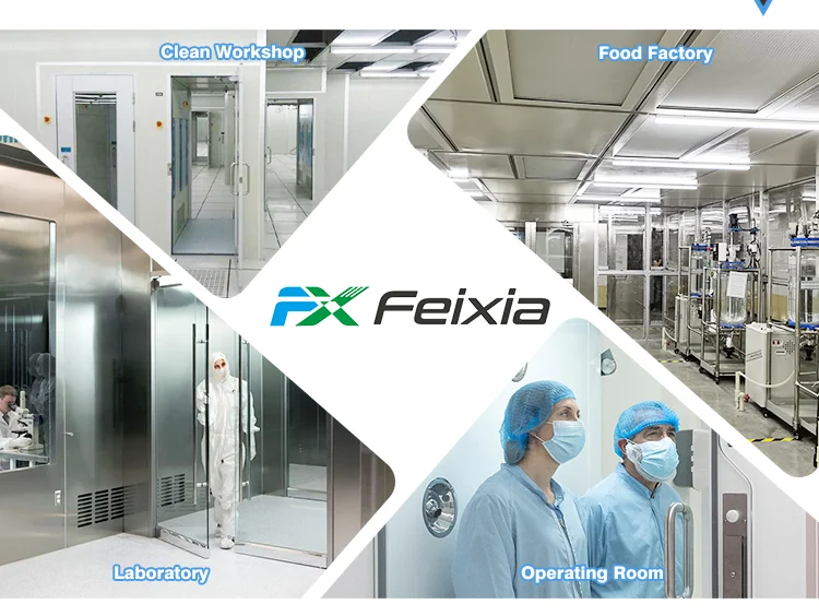 Modular Cleanroom Wall PU Rock Wool Sandwich Panels