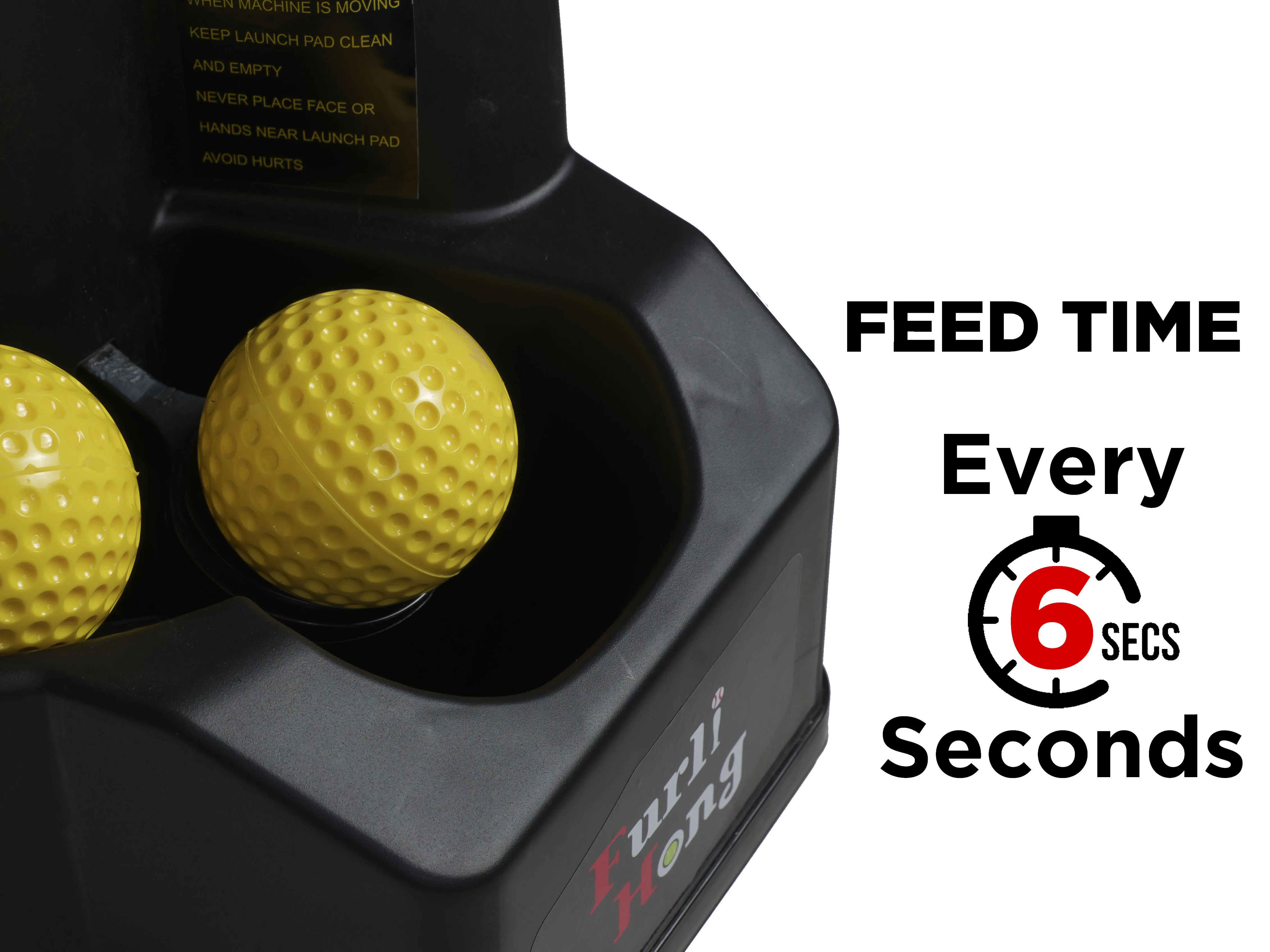 Furlihong 6902BHA Baseball/softball Toss Machine - Rechargeable ...