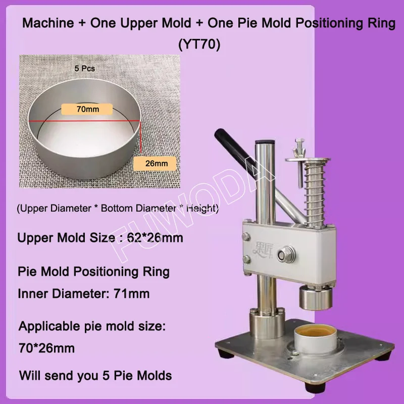 Widely Used Fruits Tartlet Pie Forming Presses Making Egg Tart Shell ...