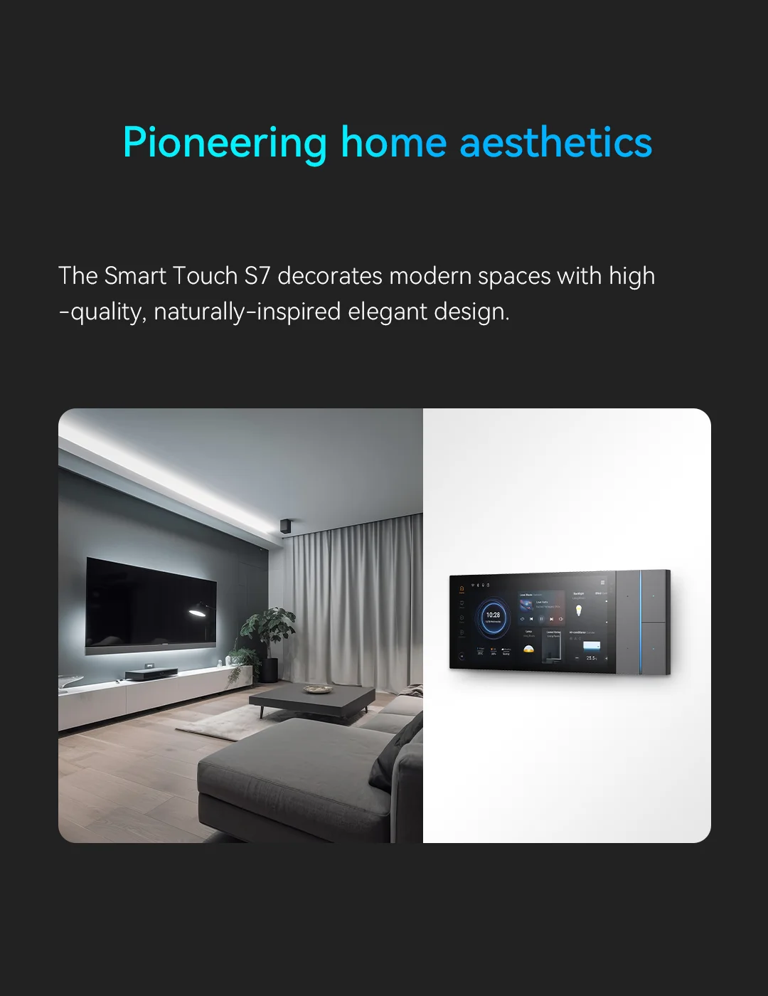 GVS KNX/EIB K-BUS Smart Home Automation System - 7 Inch Touch Screen