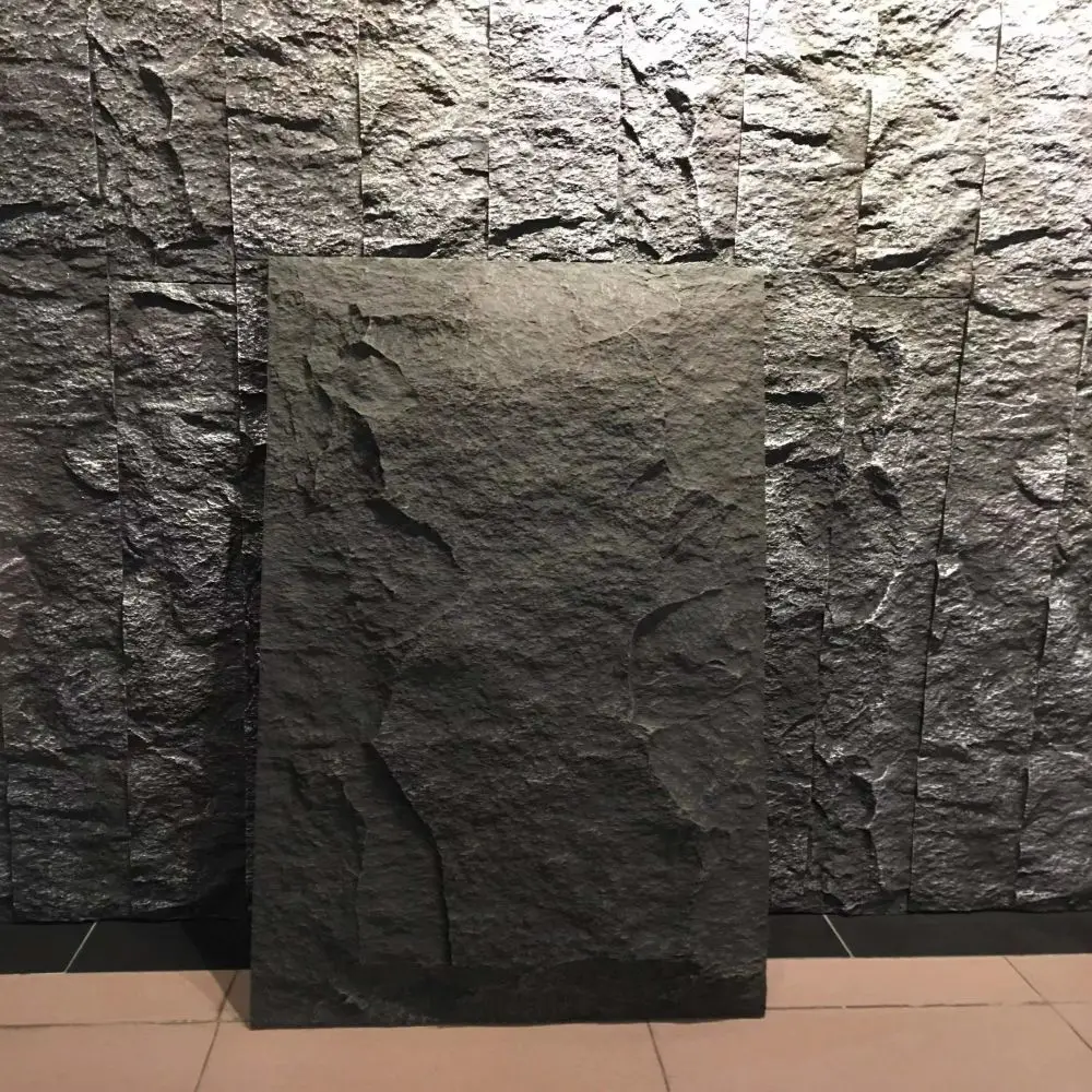 Decorative Fake Artificial Rock Pu Mushroom Wave Traaventine Stone ...