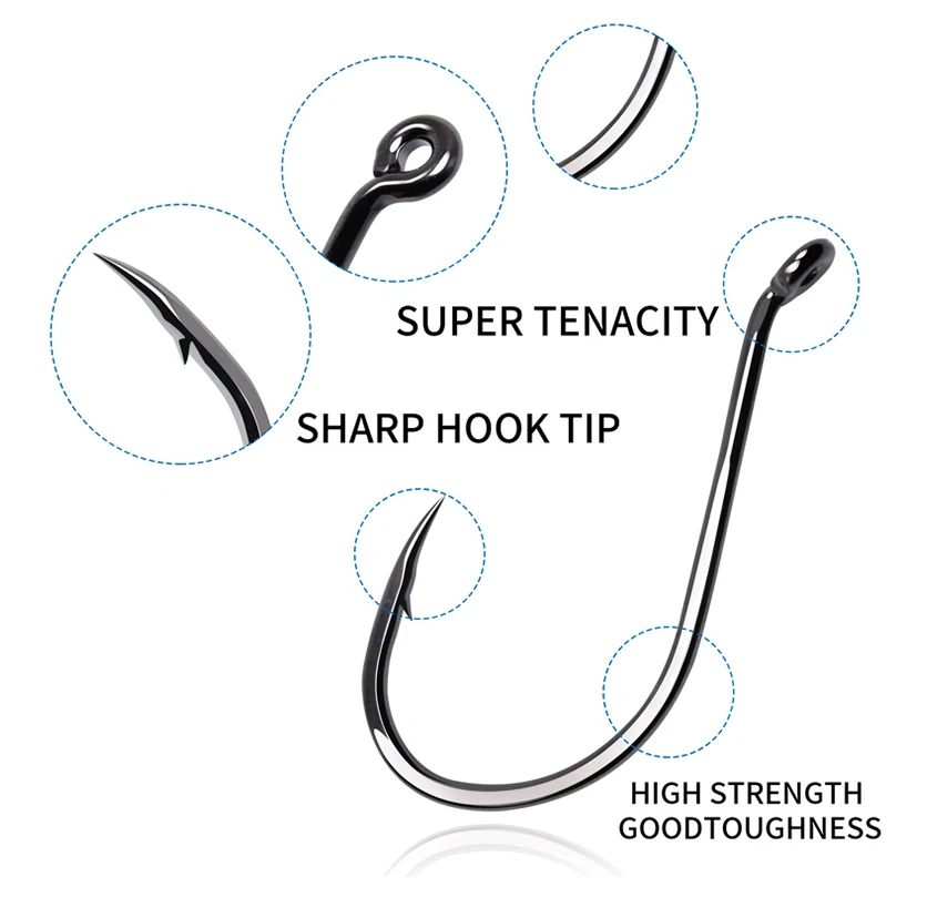 High Quality Octopus Hook - Saltwater High Carbon Steel