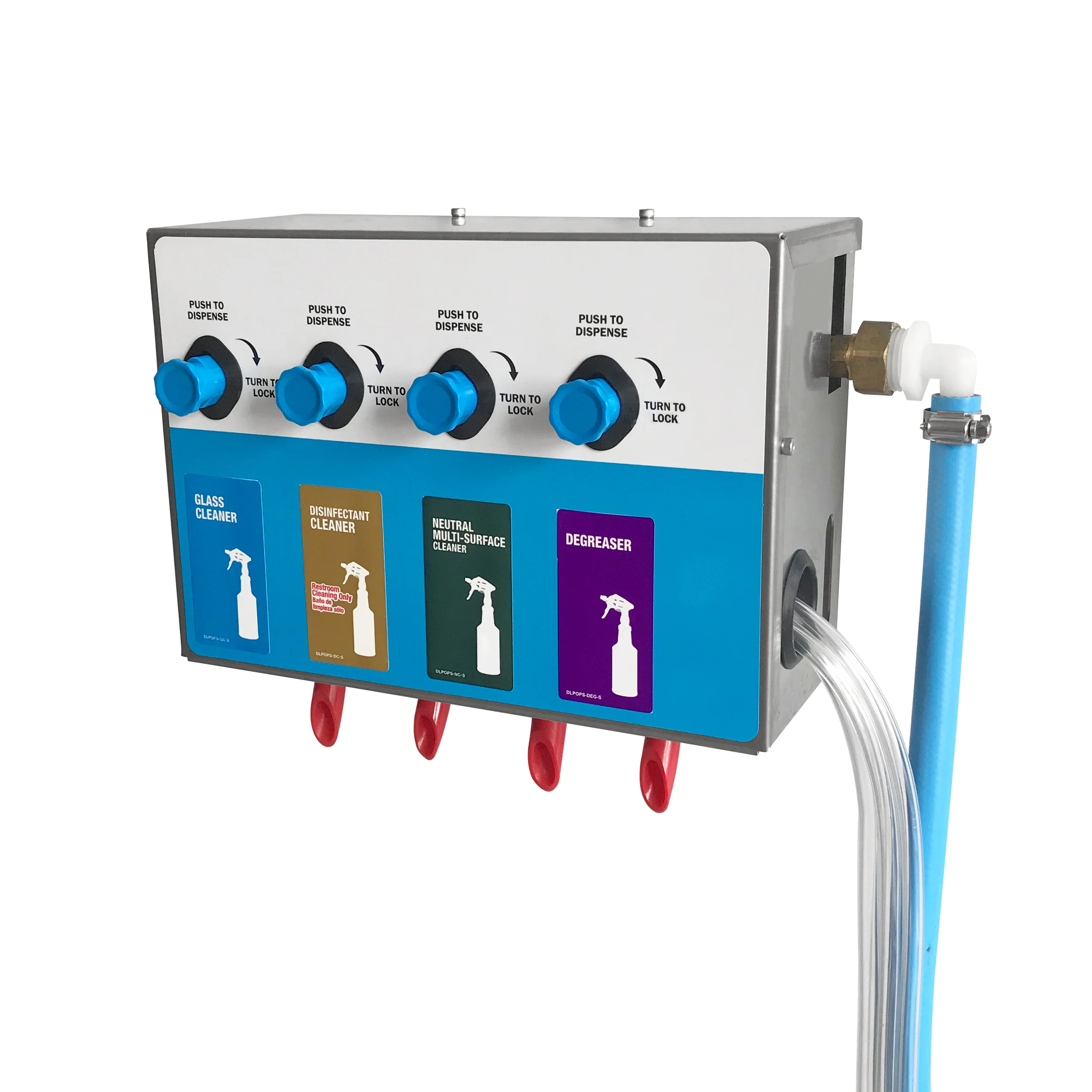 4-Product Spray Bottle Dispenser for Precision Dilution in Supermarkets ...