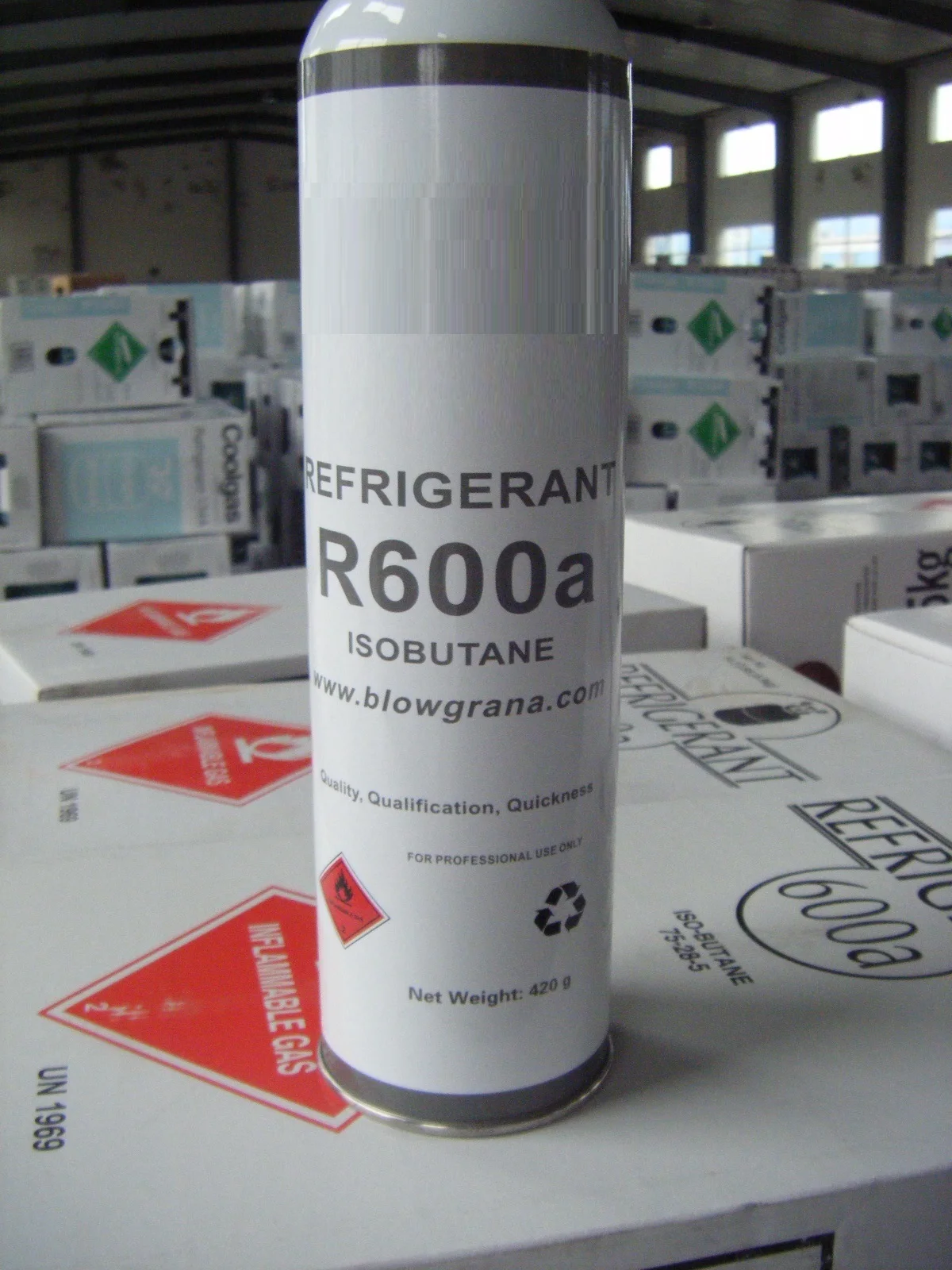 N Butane R600a Refrigerant Gas R600a Burrel Refrigerant for ...