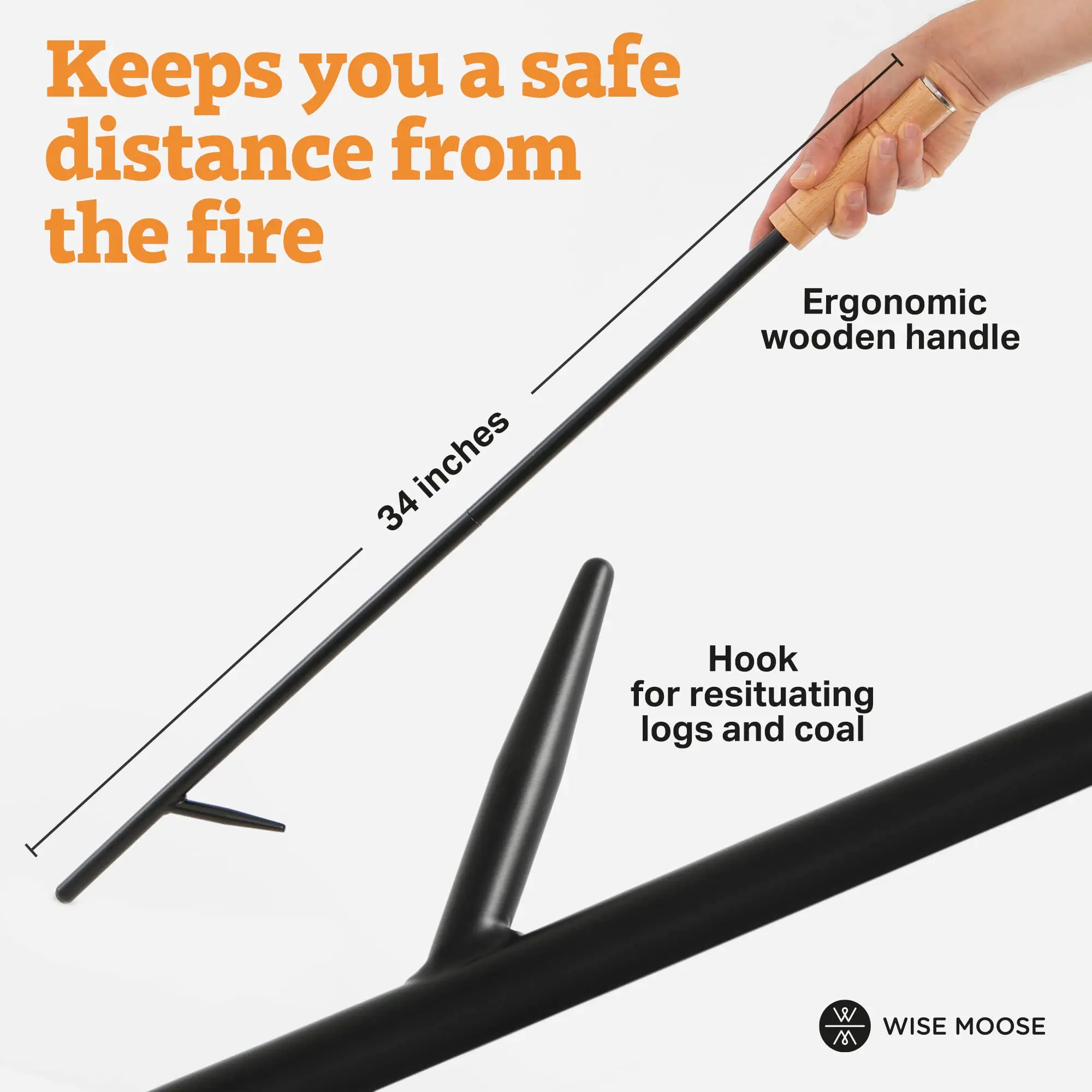 Heavy Duty Wrought Iron Steel Decorative Look And Multi Use Tip ...