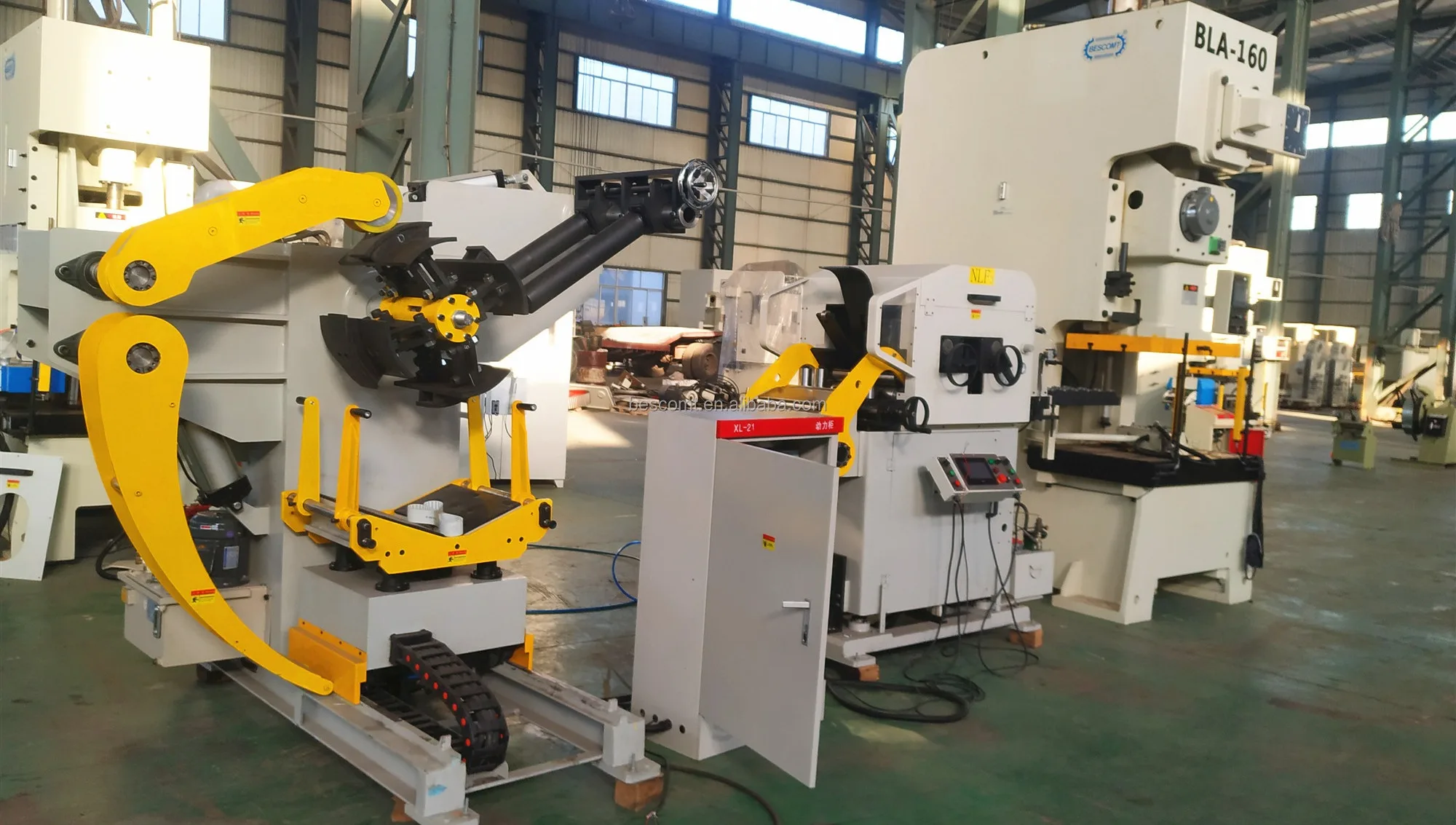 Besco Bla Pneumatic Punch Press Machine Cnc Steel Material Making E27 ...