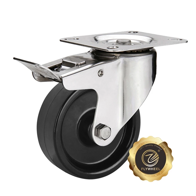 3 - 5 Inch Stainless Steel Bakery Oven Casters, Heat - Resistant up to ...