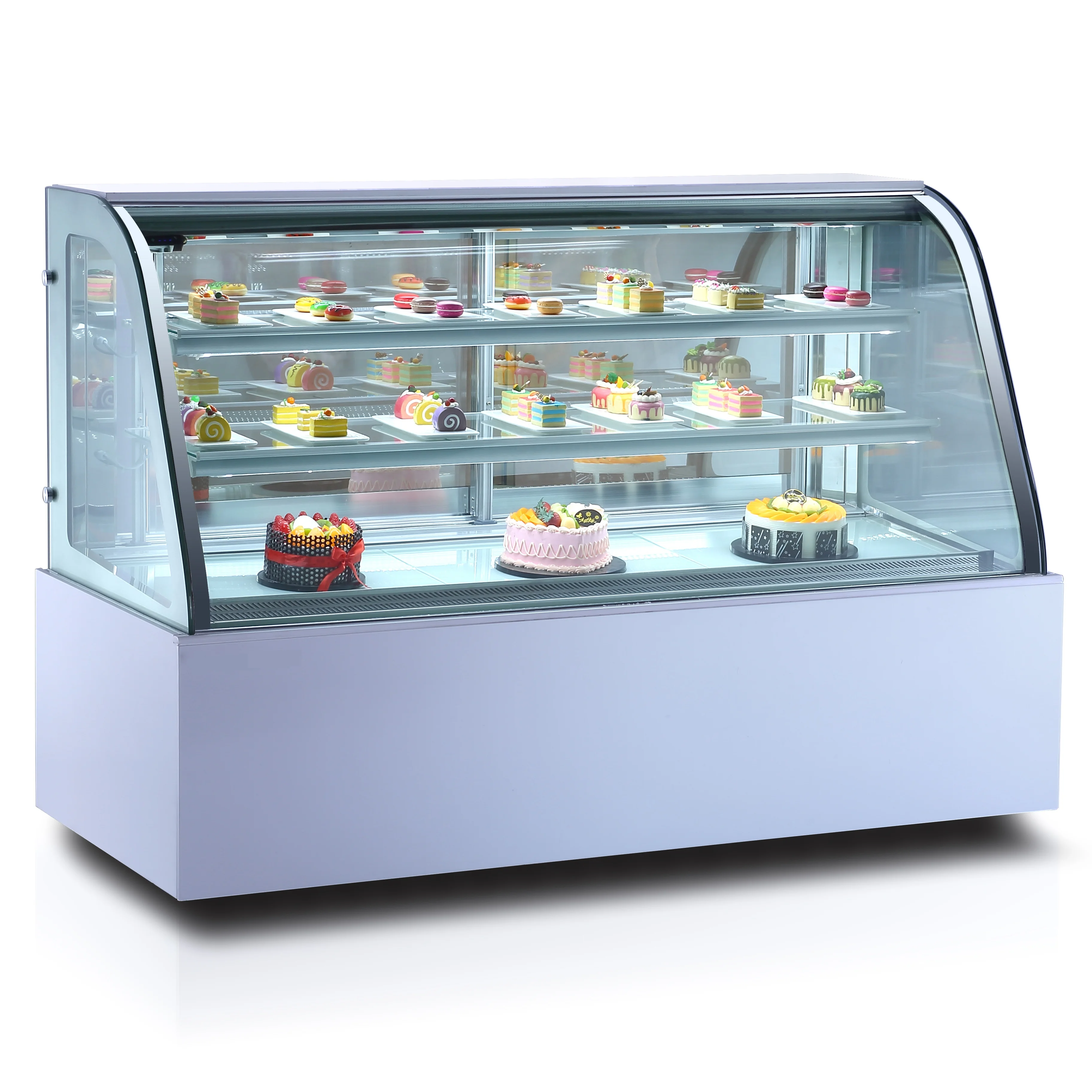 Arriart arc cake display showcase bakery display cabinet refrigerator ...