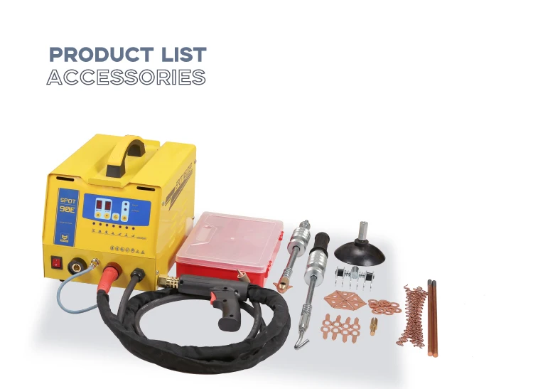Model 90E Yellow Auto Spot Welder Dent Puller Machine with Custom ...