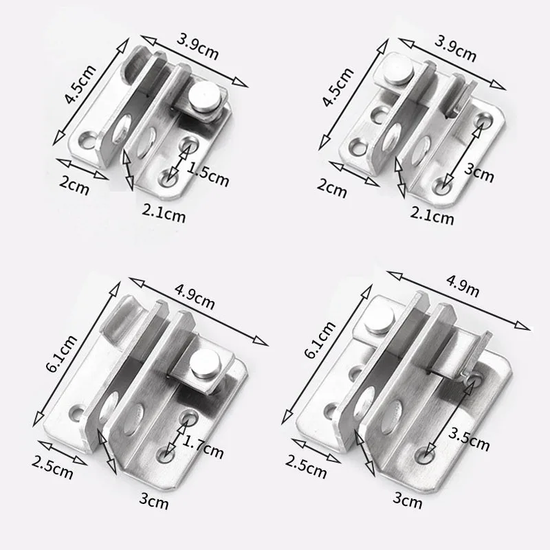 Heavy-duty Stainless Steel Flip Latch Gate Latches Thickened Safety ...