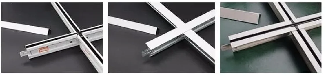 Chart-topping T Bar Suspended Ceiling Grid Fine Line Ceiling Grid ...