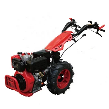 2 Wheel Small Farm Hand Tractor 9.0hp Diesel Engine Reversible Offset ...