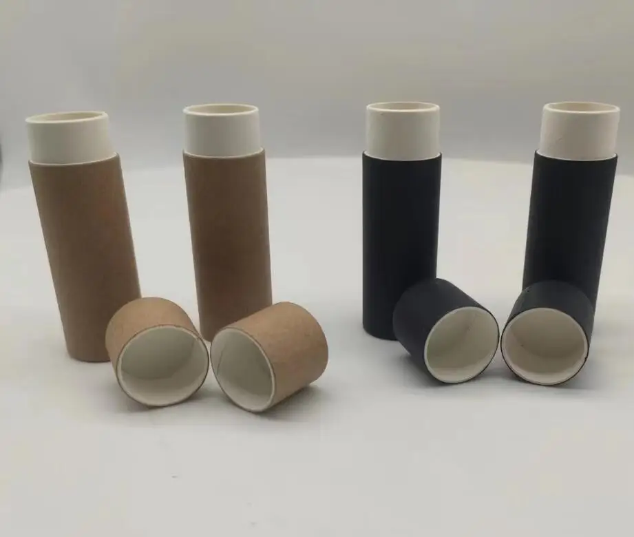Custom Printing And Size Food Grade Paper Tube Packaging Chapstick Lip ...