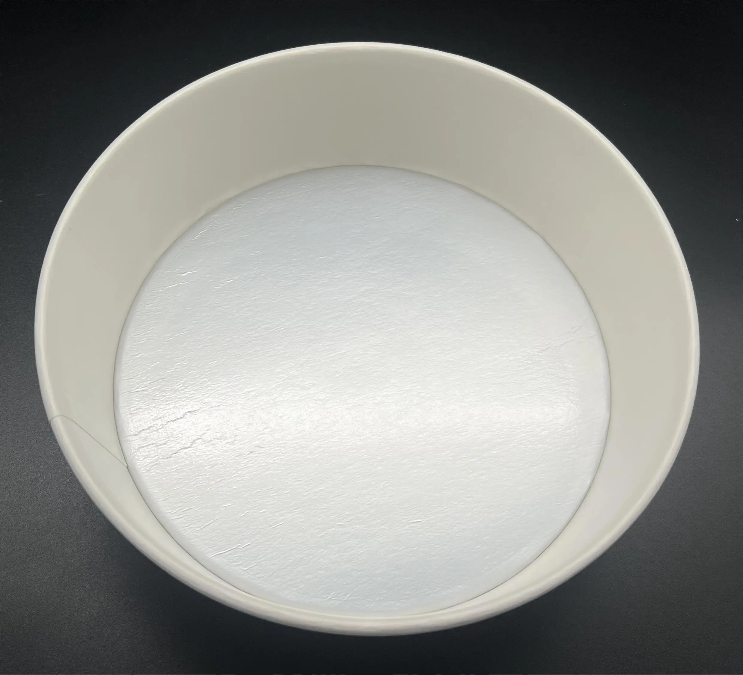 Eco Disposable Heatable White Cardboard Kraft Paper bowl Use on ...