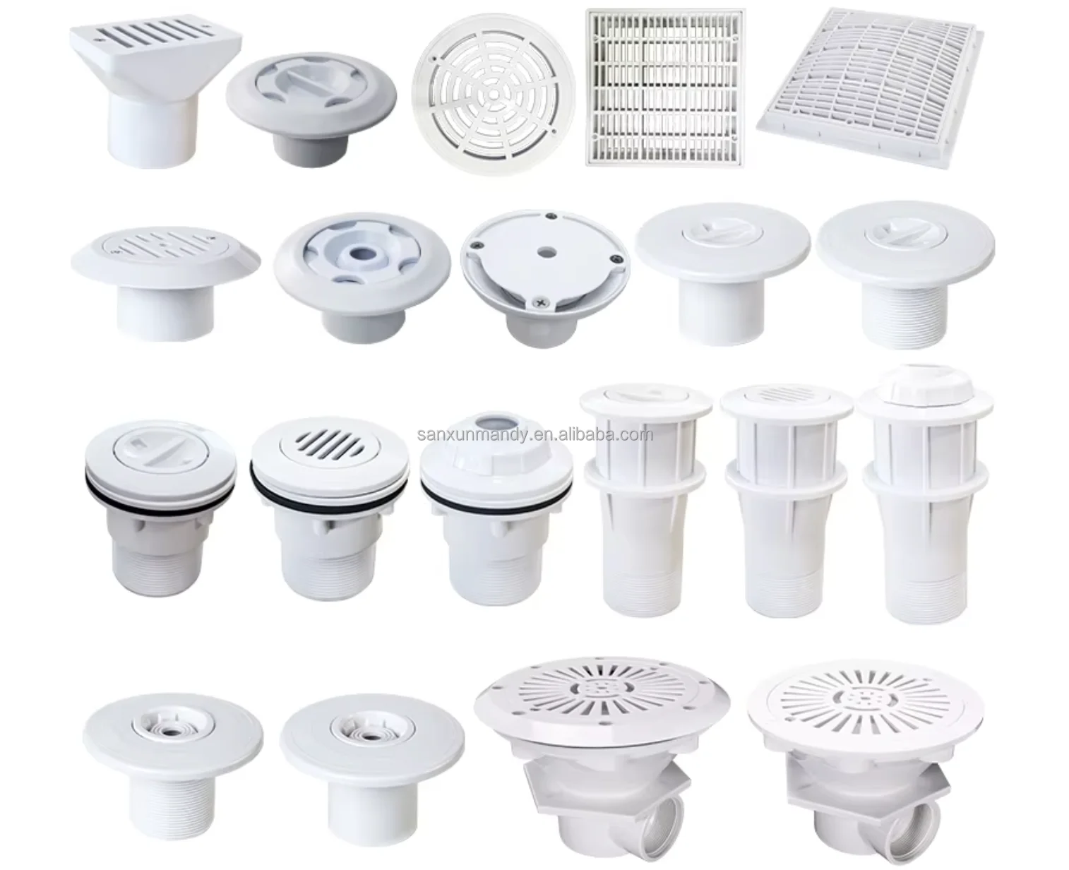 ABS Anti-Swirl Pool Main Drain Fitting Swim Spa Tools & Accessories ...