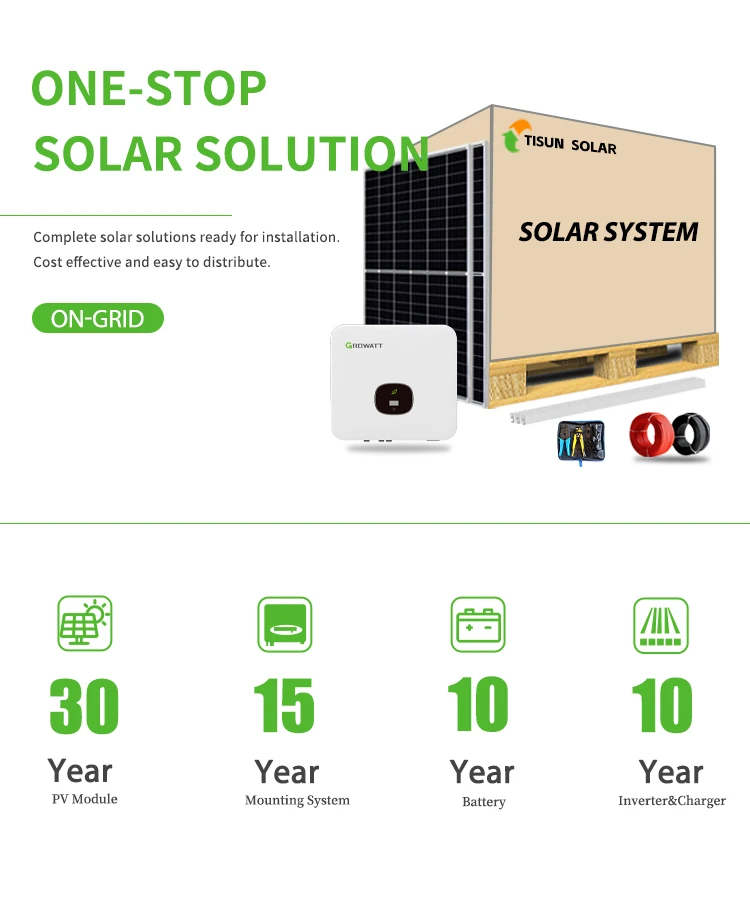 Tisun Cheapest Solar Power System 5kw 6kw 8kw 10kw 12kw 20kw 100kw On ...