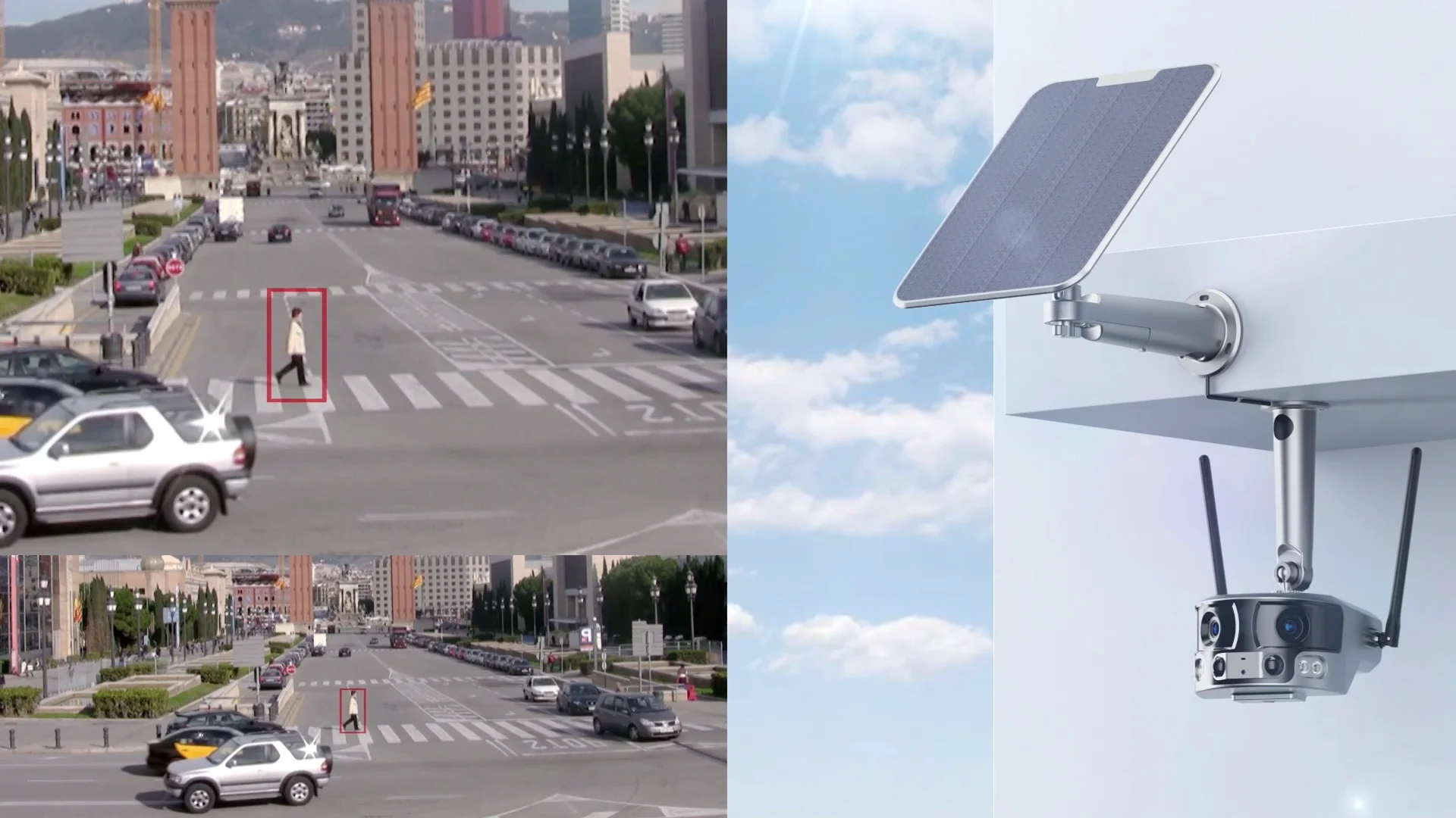 Super Wide-angle Solar Network Camera 4g Dual Lens 8mp 180 Degree Wifi ...