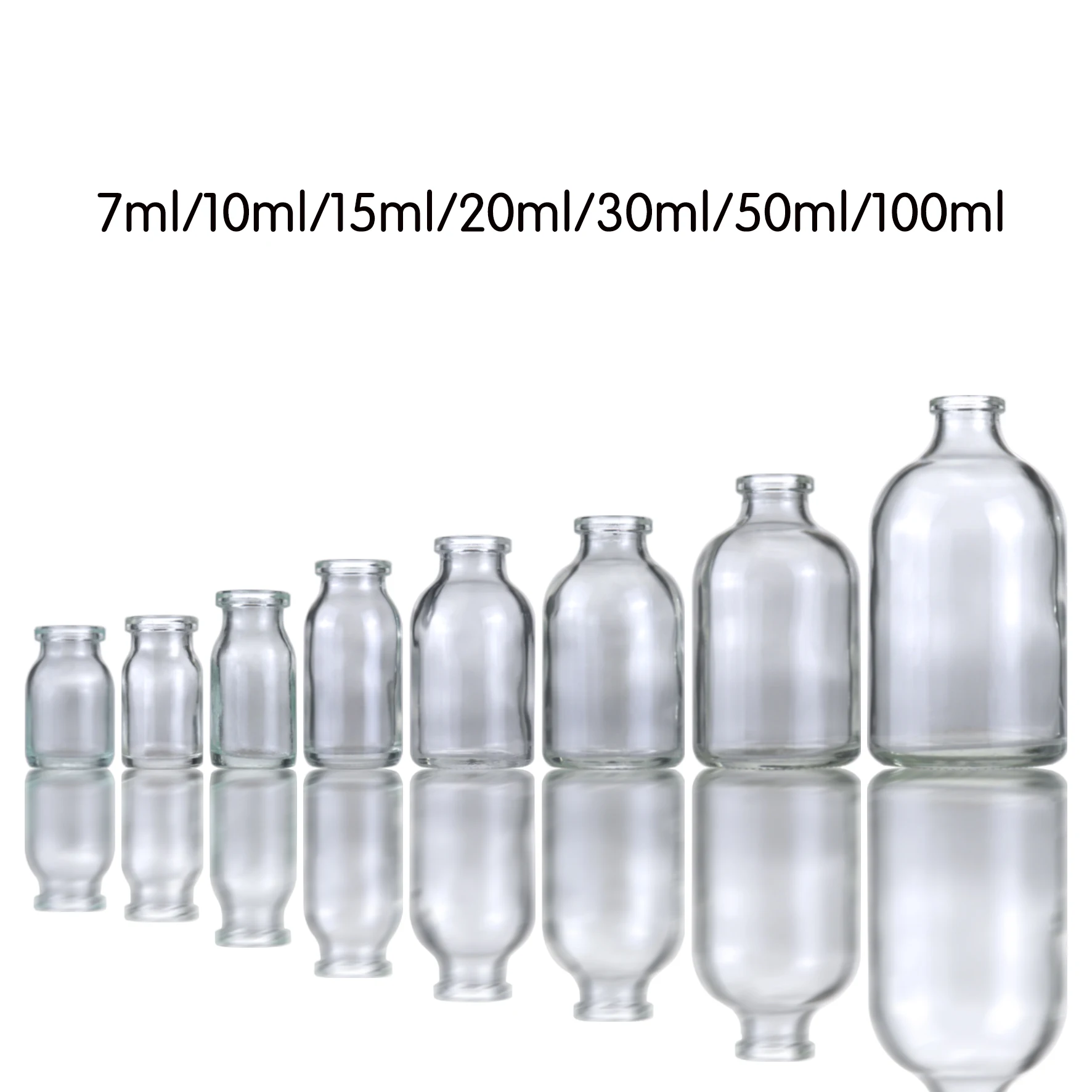 Sterile Empty Glass Vials - Ideal for Medical Injection