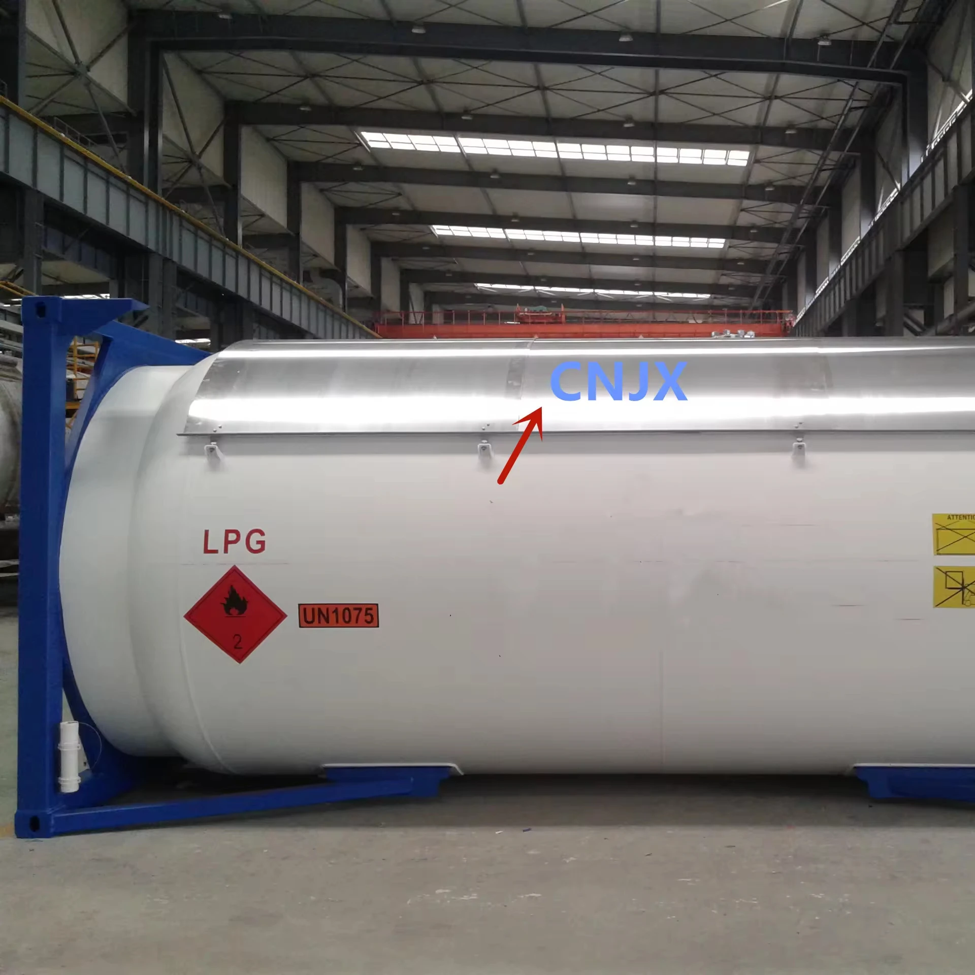 20ft 40ft LPG ISO Tank Container Precio del contenedor de gas licuado ...